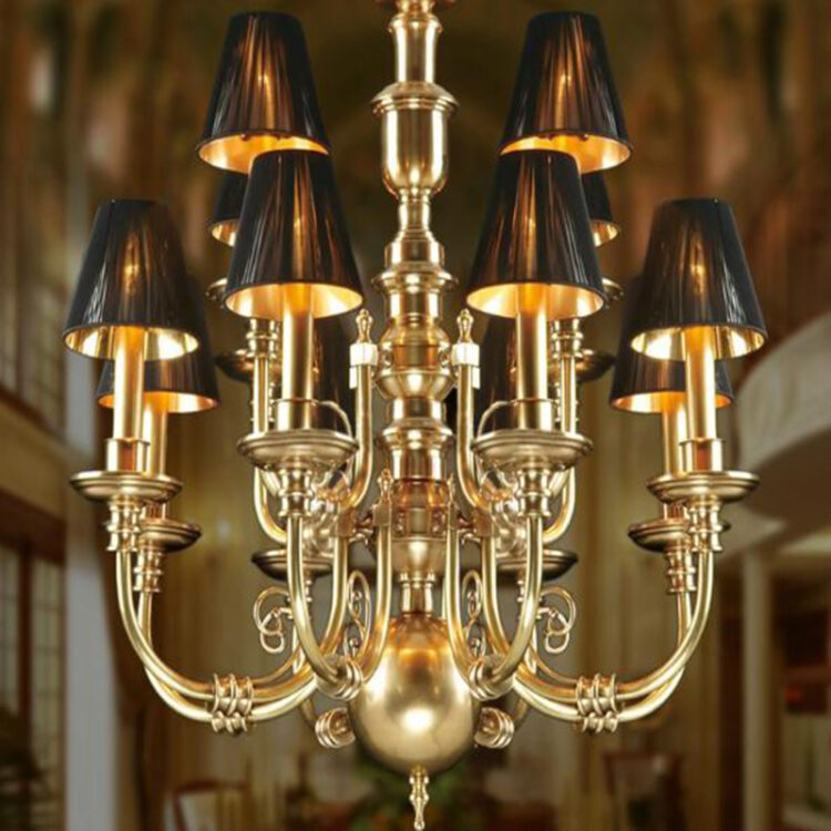 Modern Luxurious Adjustable Brass Chandlier For Cashier Counter – THE ...